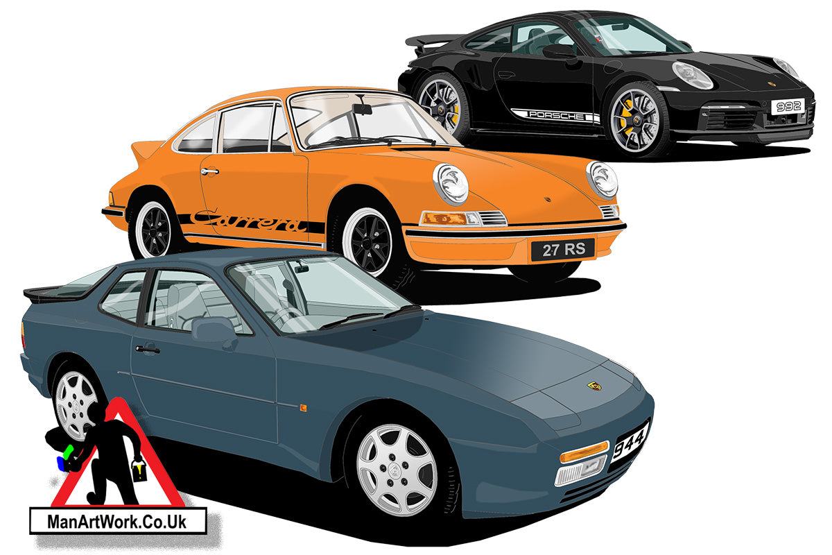 Porsche – Man Art Work